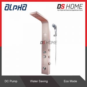 ALPHA SMART REVO-I ROSE GOLD HOME WITH RAIN SHOWER AND DC PUMP (ROSE ...
