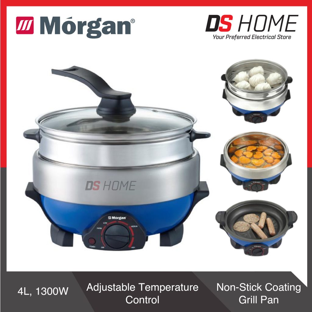 MORGAN MMC3400A MULTI COOKER WITH SUS304 STAINLESS STEEL INNER POT (4L ...