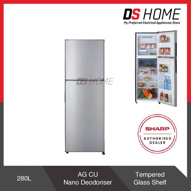 SHARP SJ285MSS 280L SMILE REFRIGERATOR 2 DOORS (FAST SHIP KL/SELANGOR ...